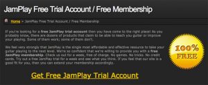 Free Trial of JamPlay - Get Yours Here!